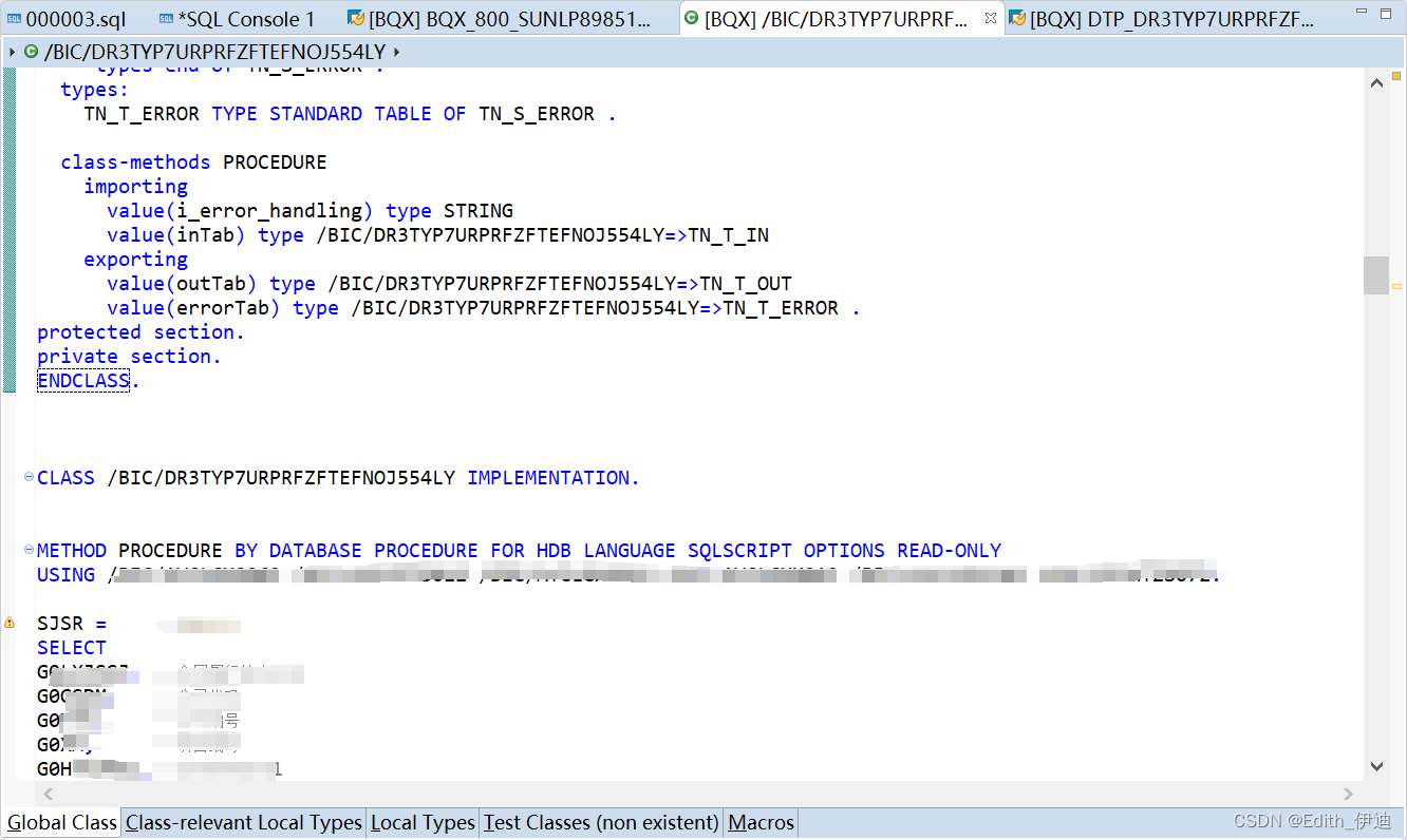 BW on HANA AMDP DEBUG-CSDN博客