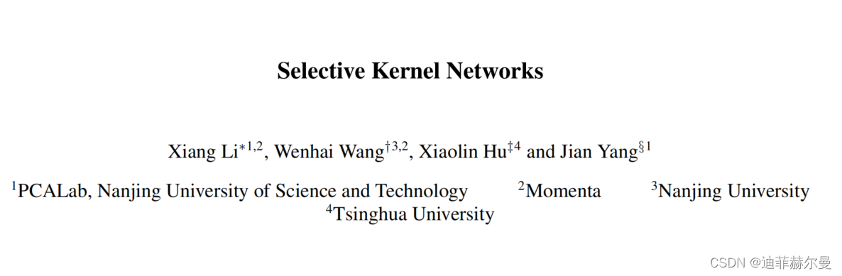 选择内核注意力 SK | Selective Kernel Networks_可选择核注意力-CSDN博客
