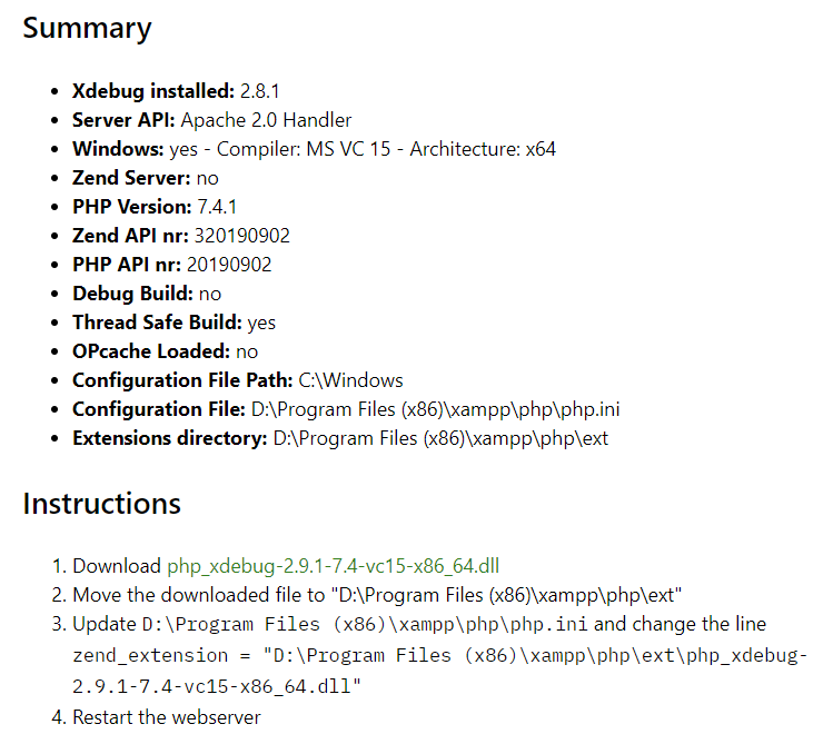 xampp php7 xdebug,【踩坑】XAMPP+PHP7.4.1+Xdebug配置从入土到发芽-CSDN博客