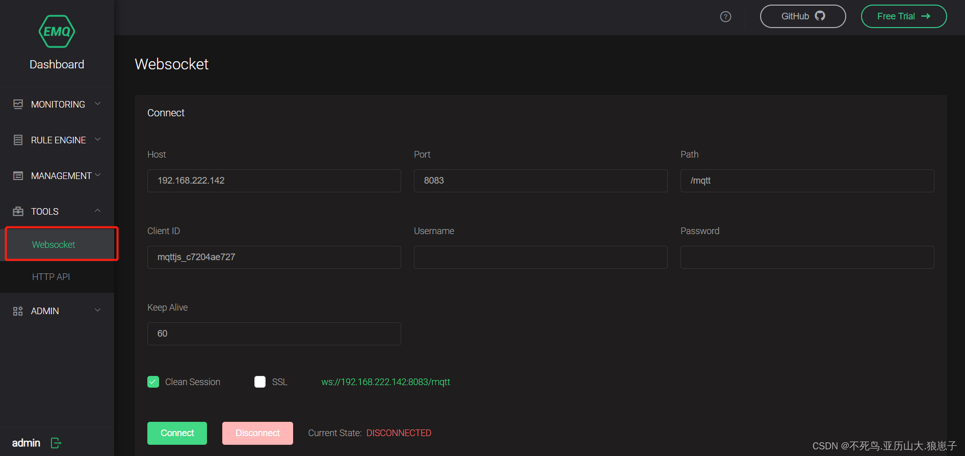 EMQ X（3）：客户端websocket消息收发_emqx websocket-CSDN博客
