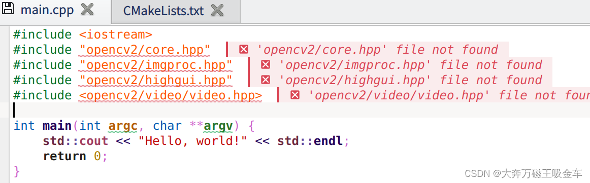 ubuntu22下C++ kdevelop环境搭建：OpenCV示例-CSDN博客