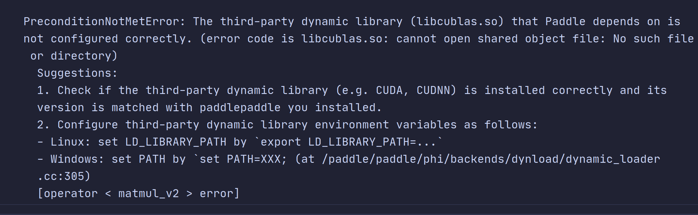 安装百度飞桨Paddlepaddle-GPU，解决不能在jupyter notebook中使用等问题_externalerror: cublas error(7)-CSDN博客