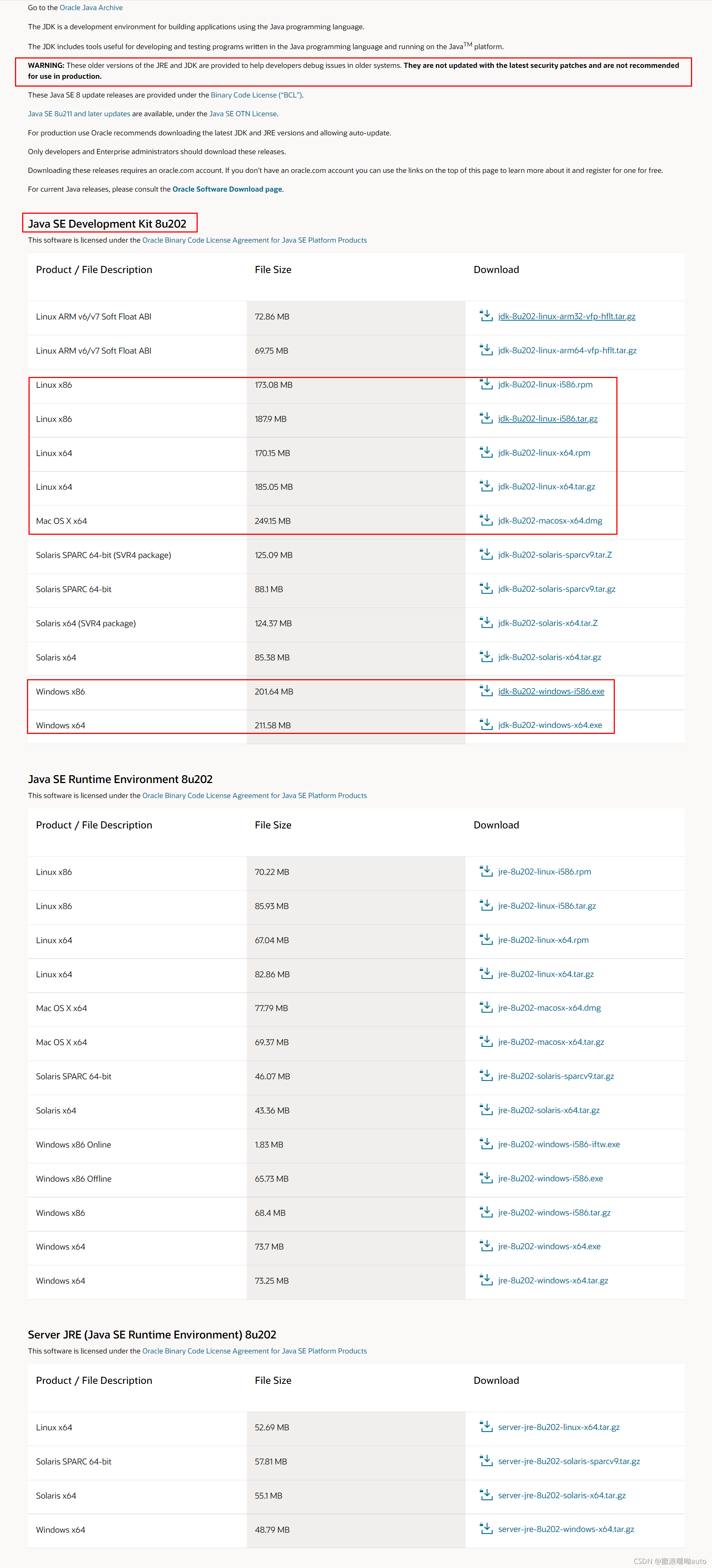 【最新】Oracle官网Java SE各个版本JDK下载位置_为什么orakcle官网找不到jdk8-CSDN博客