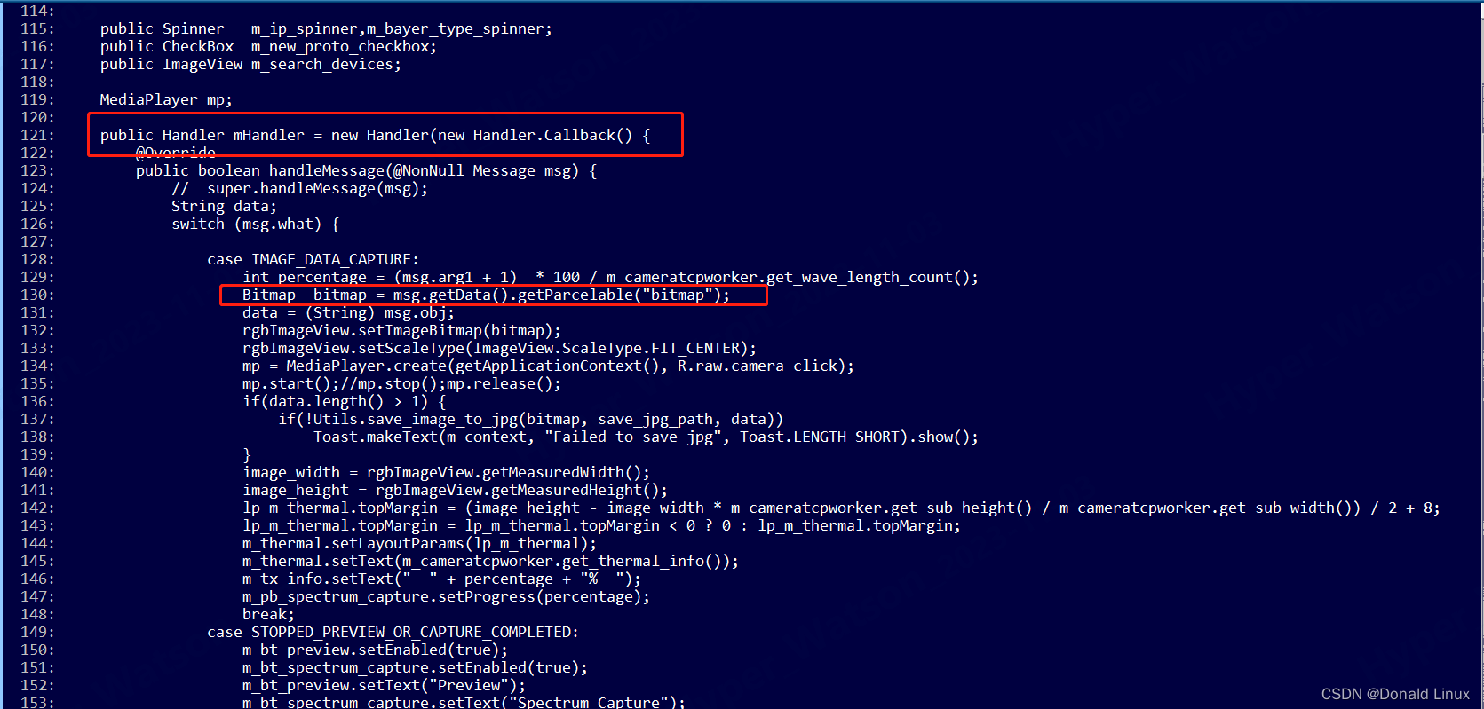 Android java Handler sendMessage使用Parcelable传递实例化对象，我这里传递Bitmap 图片数据_java handler 传对象-CSDN博客