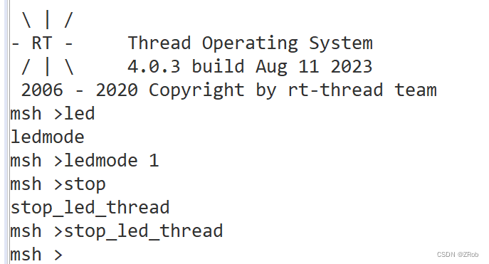 【STM32&RT-Thread零基础入门】 6. 线程创建应用（线程挂起与恢复）_stm32 rt-thread教程-CSDN博客