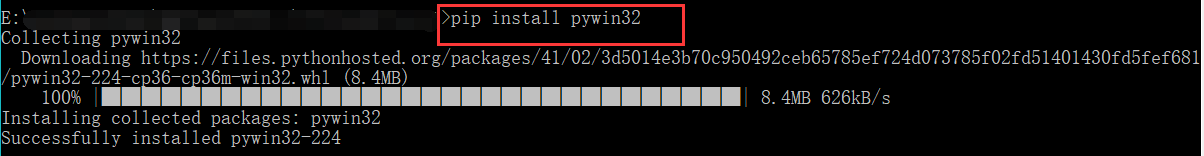 解决：ModuleNotFoundError: No module named 'win32api'-CSDN博客