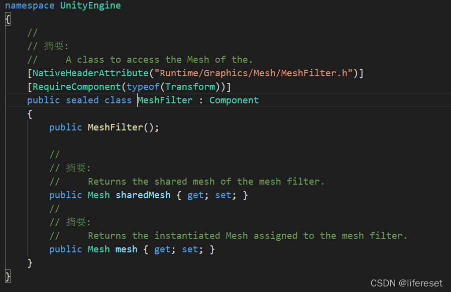 Unity Mesh 和 SharedMesh 的区别 以及 Bounds的使用-CSDN博客