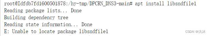 cannot load library ‘libsndfile.so‘: libsndfile.so: cannot open shared object file: No such file ...