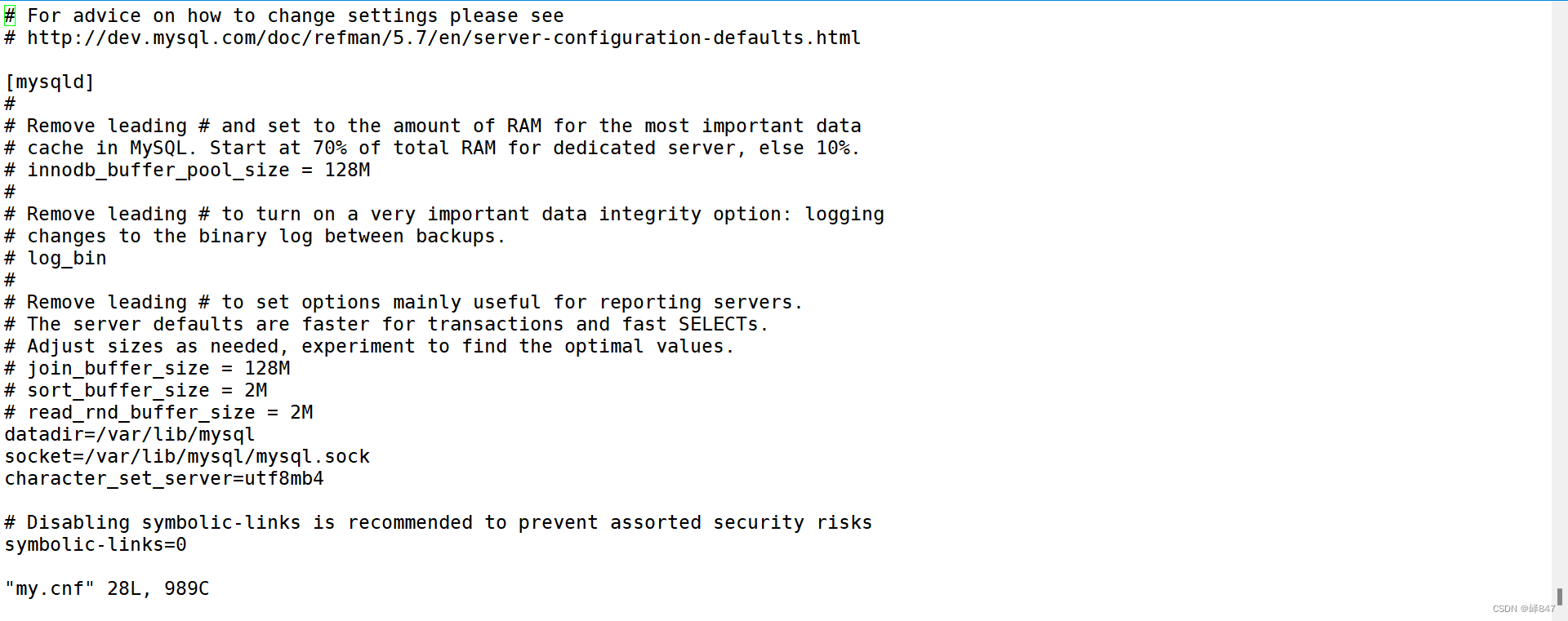 Linux关于MySQL（5.7）如何修改utf8或者utfmb4说明_mysql 5.7 utf8mb4-CSDN博客