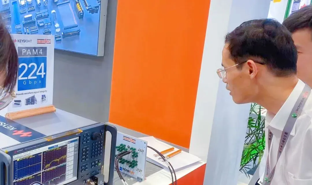 Electronica Samtec展台连接器Demo回顾 | 224Gbps PAM4：令人瞠目的速率-CSDN博客
