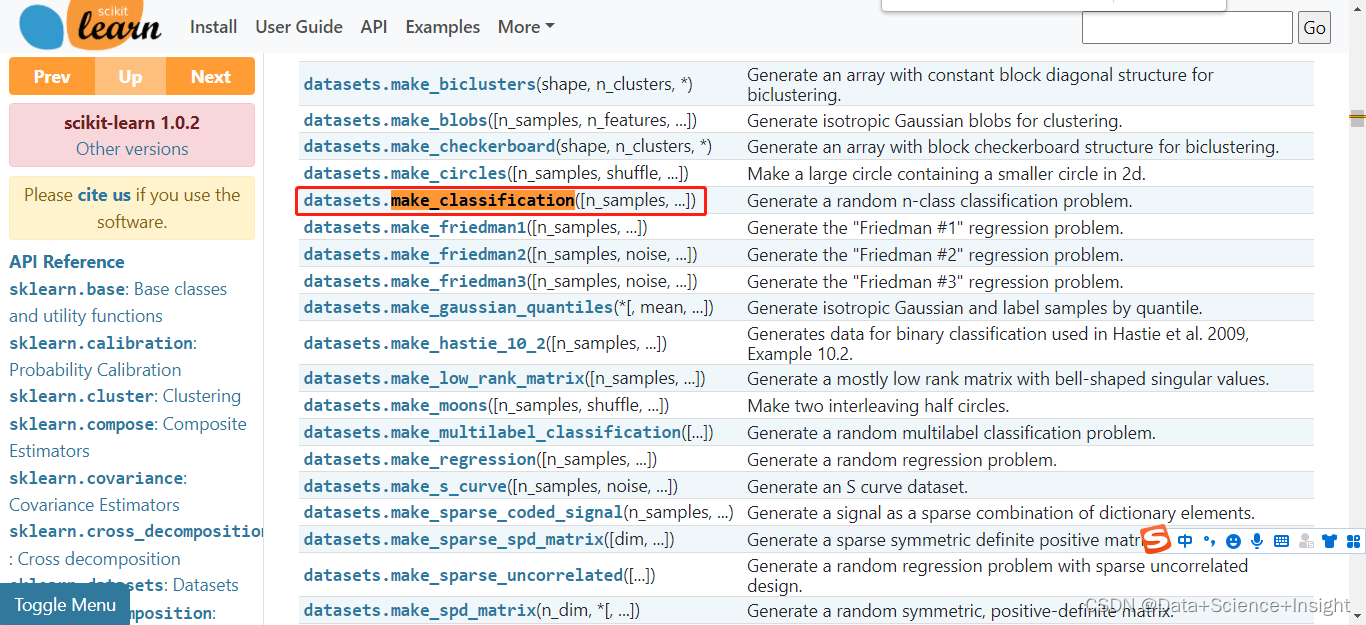 python使用sklearn中的make_classification函数生成分类模型（classification）需要的仿真数据、使用 ...