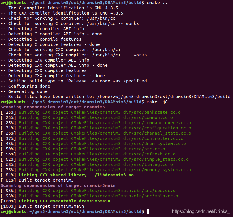 【全网最全】Gem5 配置 DRAMSim2 DRAMSim3-CSDN博客