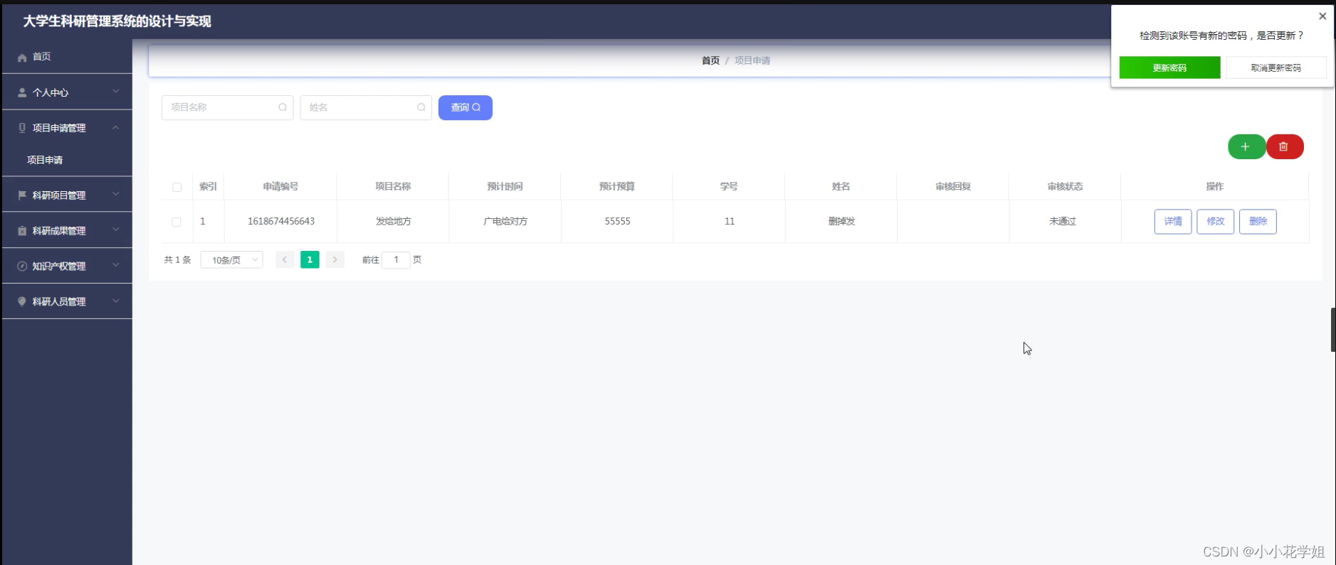 Java毕设项目大学生科研管理系统的设计与实现（javavuemybatismavenmysql）java方向科研 Csdn博客