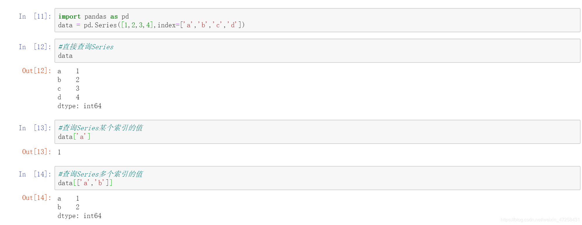 pandas_数据结构、Series查询、DataFrame查询_零六--魔乐社区