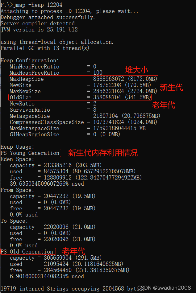 jmap-查看实例个数以及占用内存大小_jmap查看内存使用情况-CSDN博客