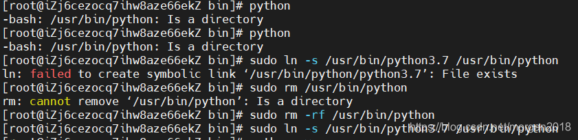 bash: /usr/bin/python: Is a directory-CSDN博客