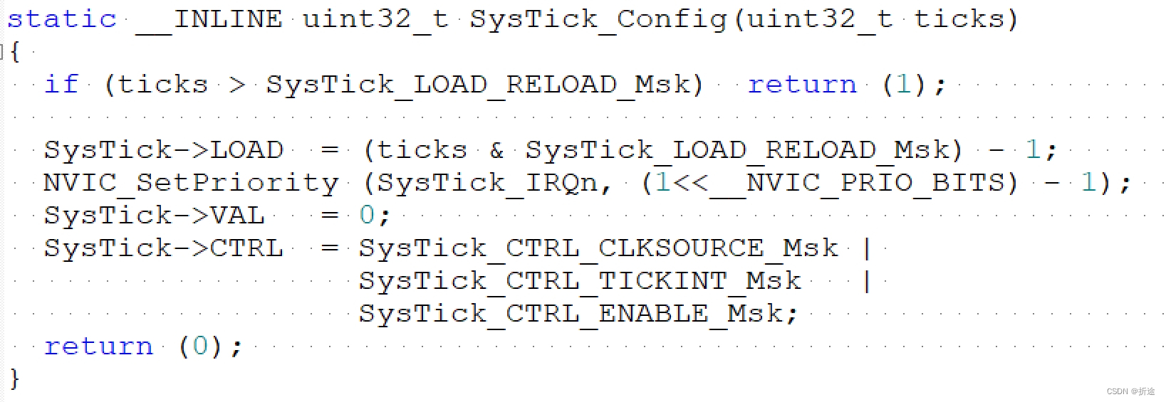 【STM32F103】SysTick系统定时器&延时函数_stm32f103 systick-CSDN博客