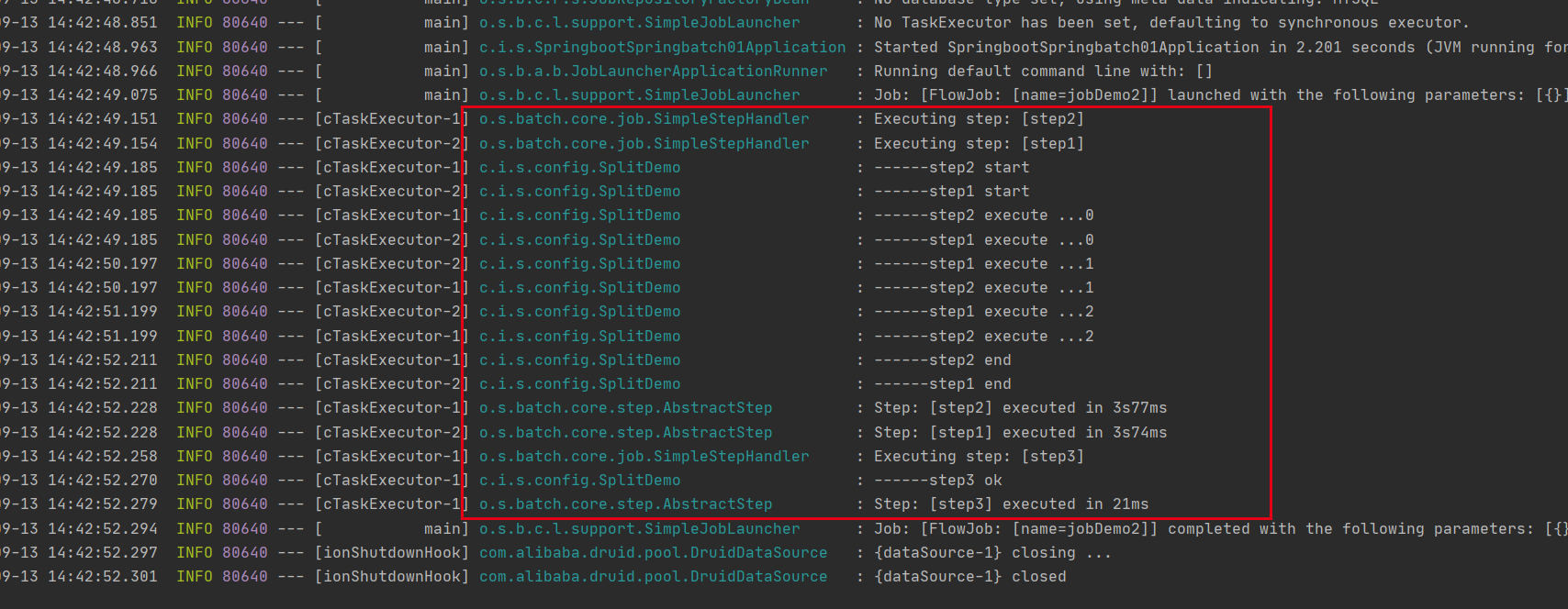 SpringBatch(4):Split并发执行_spring batch split-CSDN博客