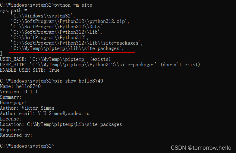 Python环境搭建_python -m site-CSDN博客