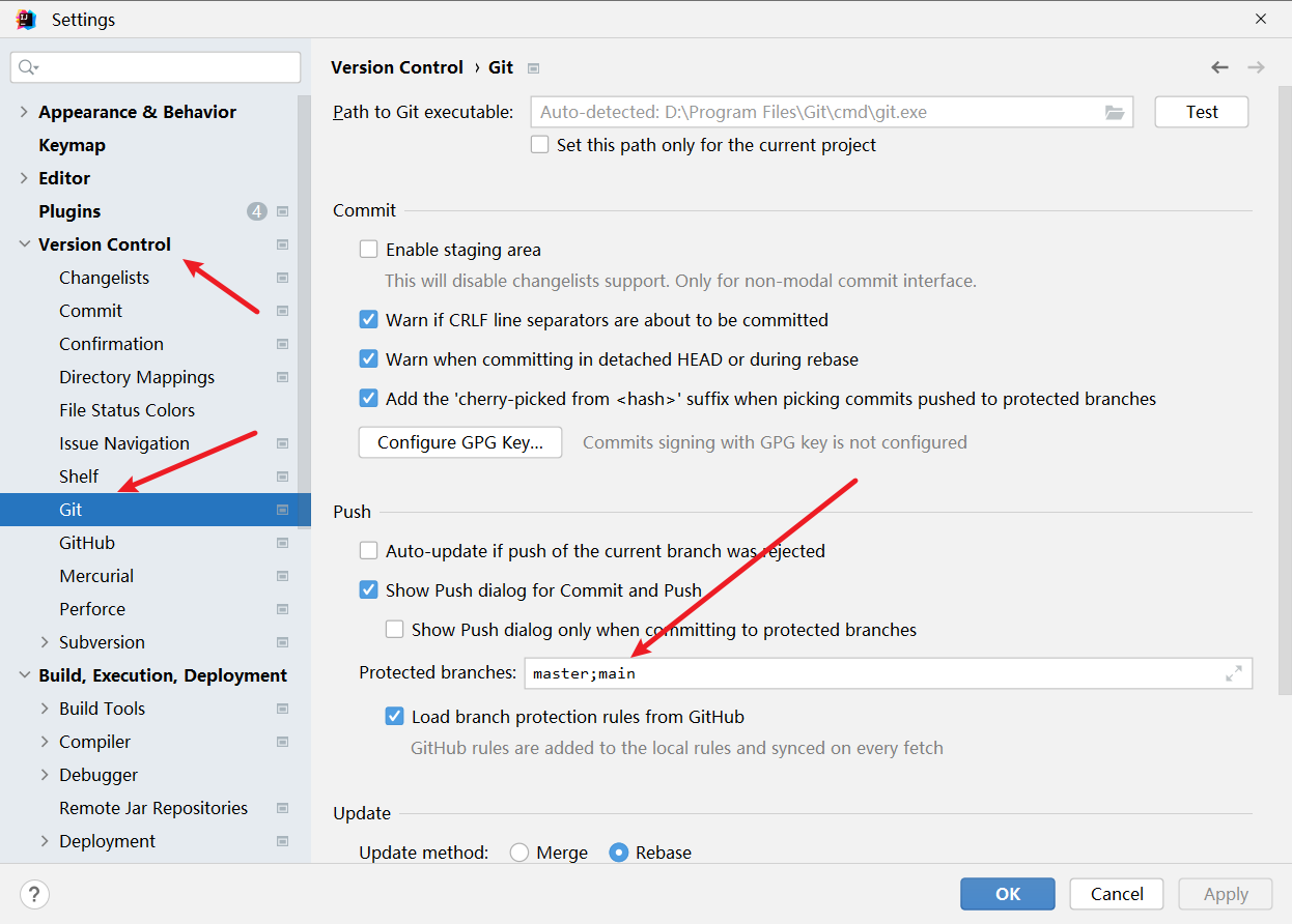 Intellij IDEA--解决git的master分支不能force push的问题_idea force push-CSDN博客