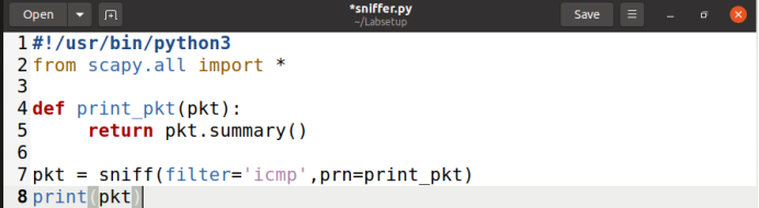 从入门到入土： Seed Lab Packet Sniffing And Spoofing Lab嗅探与欺骗实验详细说明实验步骤实验截图seed Lab实验 Csdn博客