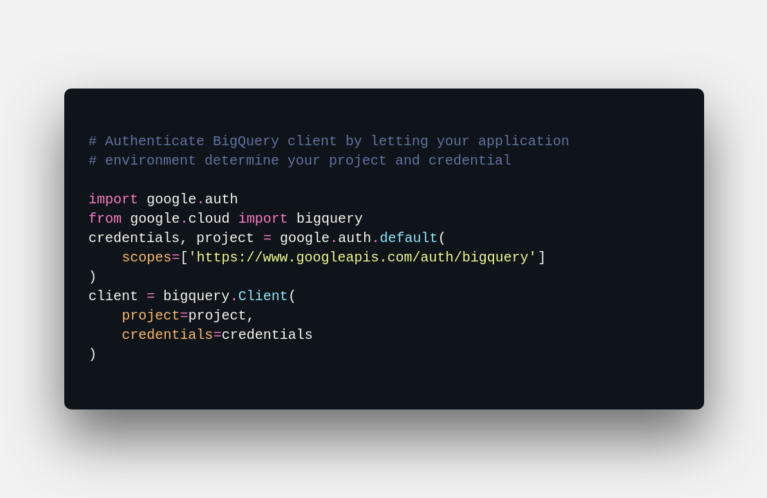 bigquery_python google bigquery入门-CSDN博客
