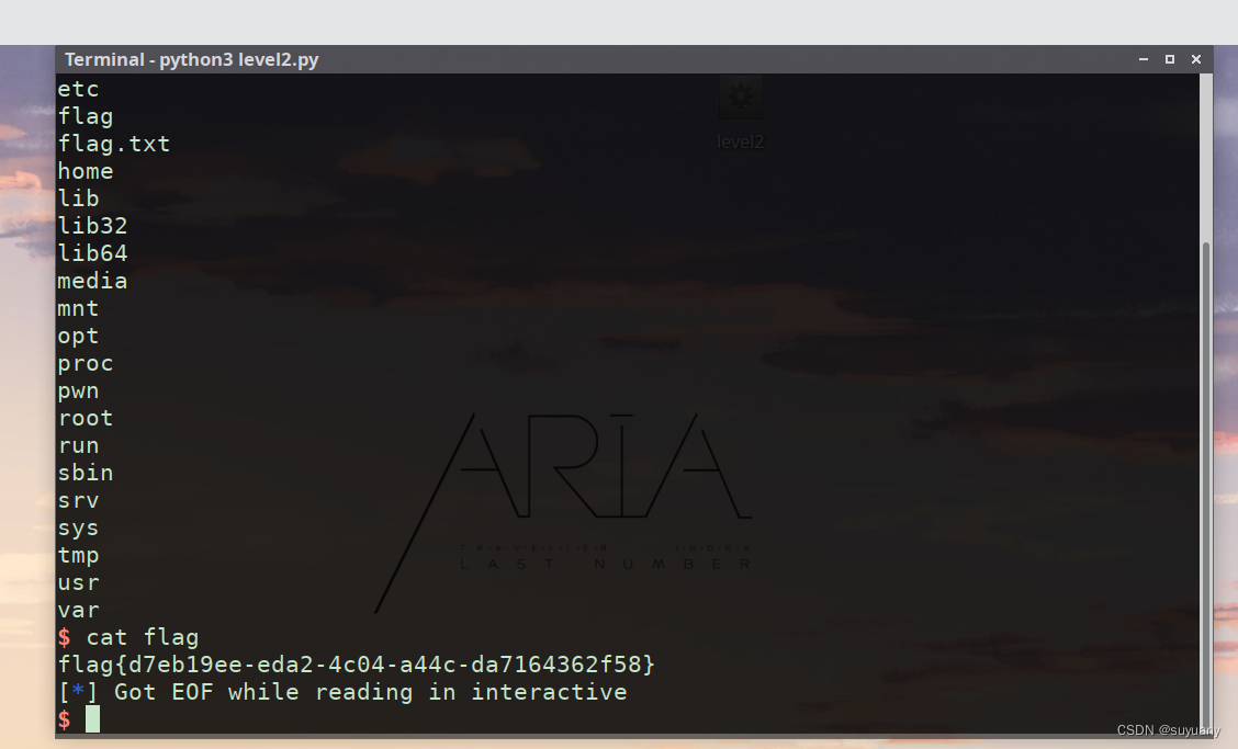jarvisoj_level2解题-CSDN博客