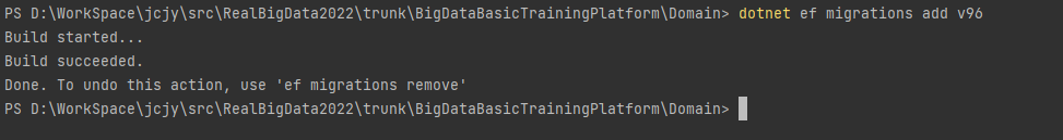 如何在Jetbrain Rider中使用EntityFrameWork (Core) 命令行，如添加迁移和更新数据库_rider efcore-CSDN博客