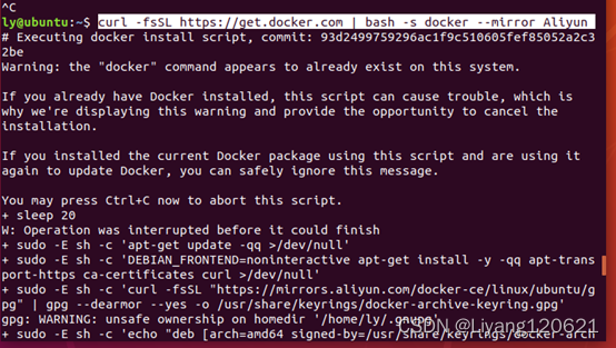 Docker 的安装使用_docker apt-get-CSDN博客