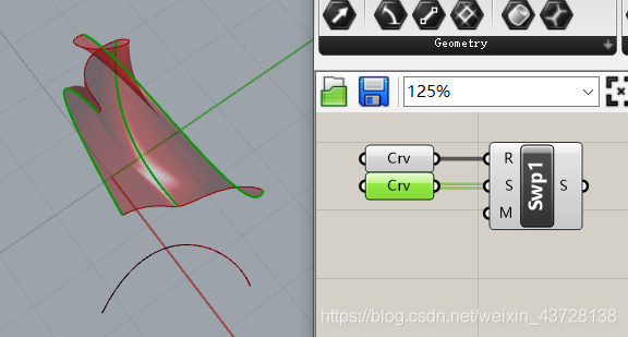 Grasshopper 学习笔记 2 Geometry 几何体（基本几何体、相关操作、自由曲面）_grasshopper 中boundary ...