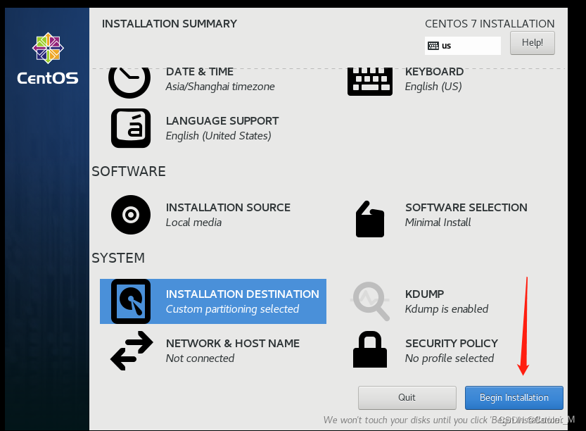 CentOS-7-x86_64-Minimal-1810安装_centos7 1810-CSDN博客