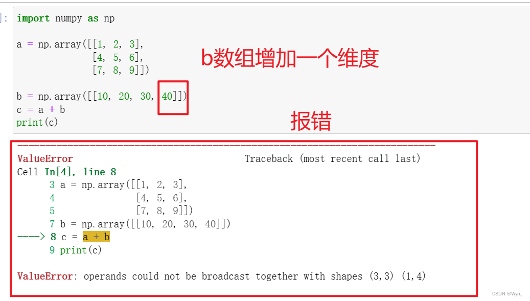 【python】ndarray的广播功能_ndarray broadcast-CSDN博客