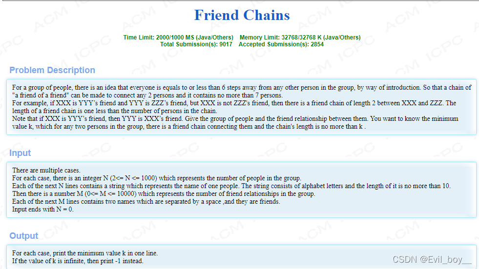 Friend Chains bfs hdu-4460_hdu4460-CSDN博客