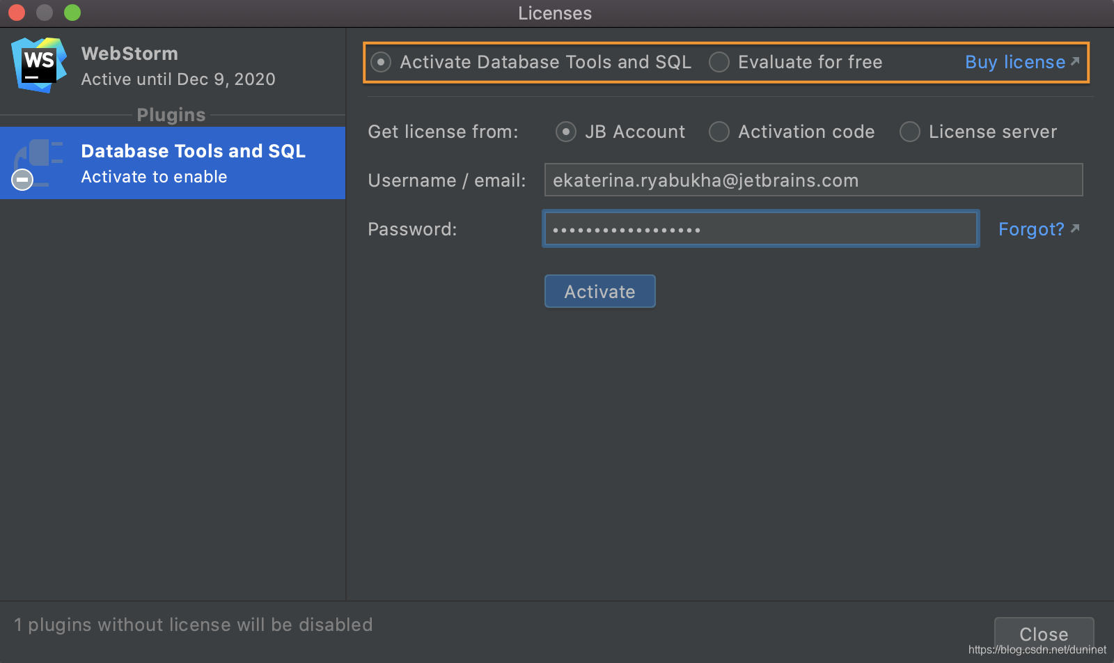 如何在WebStorm中获得对数据库工具和SQL的支持_database tools and sql for webstorm-CSDN博客