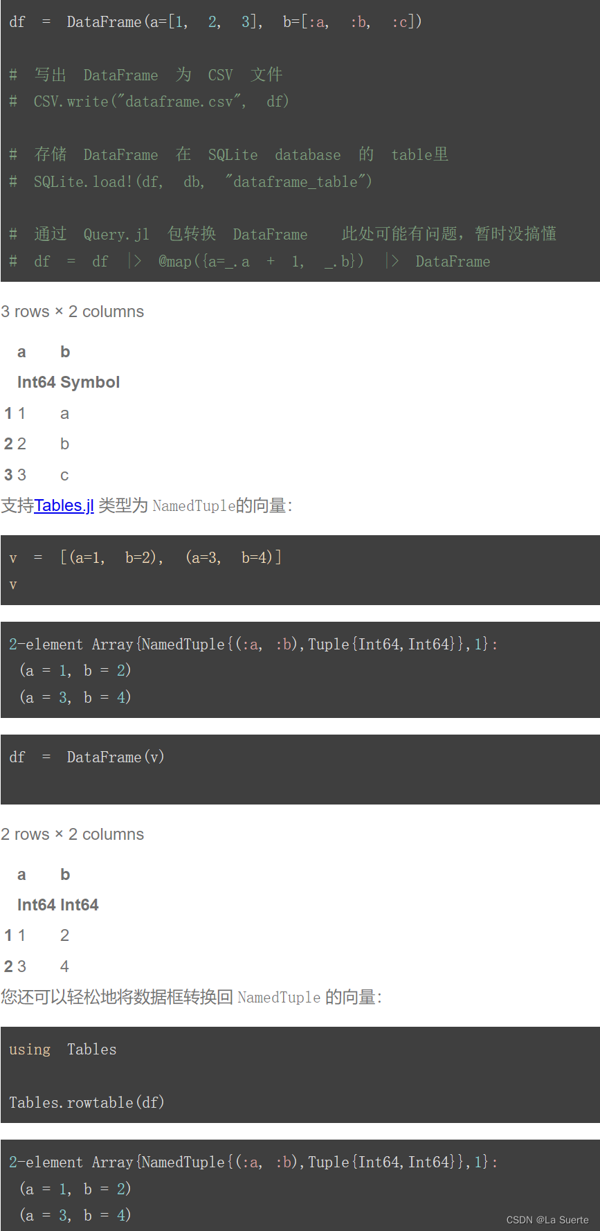 （一）Dataframes安装与类型 #Julia数据分析 #CDA学习打卡_dataframe怎么安装-CSDN博客