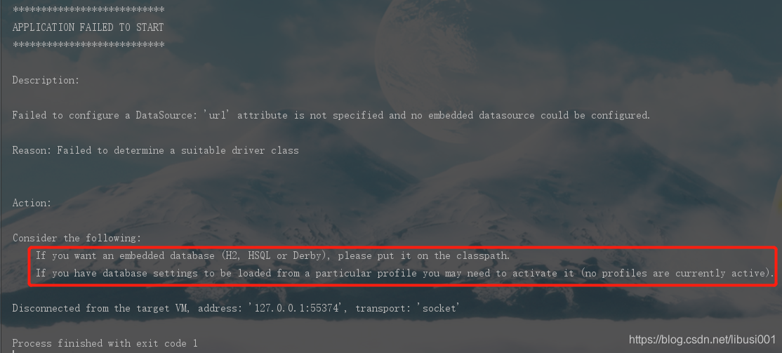 If you want an embedded database (H2, HSQL or Derby), please put it on ...