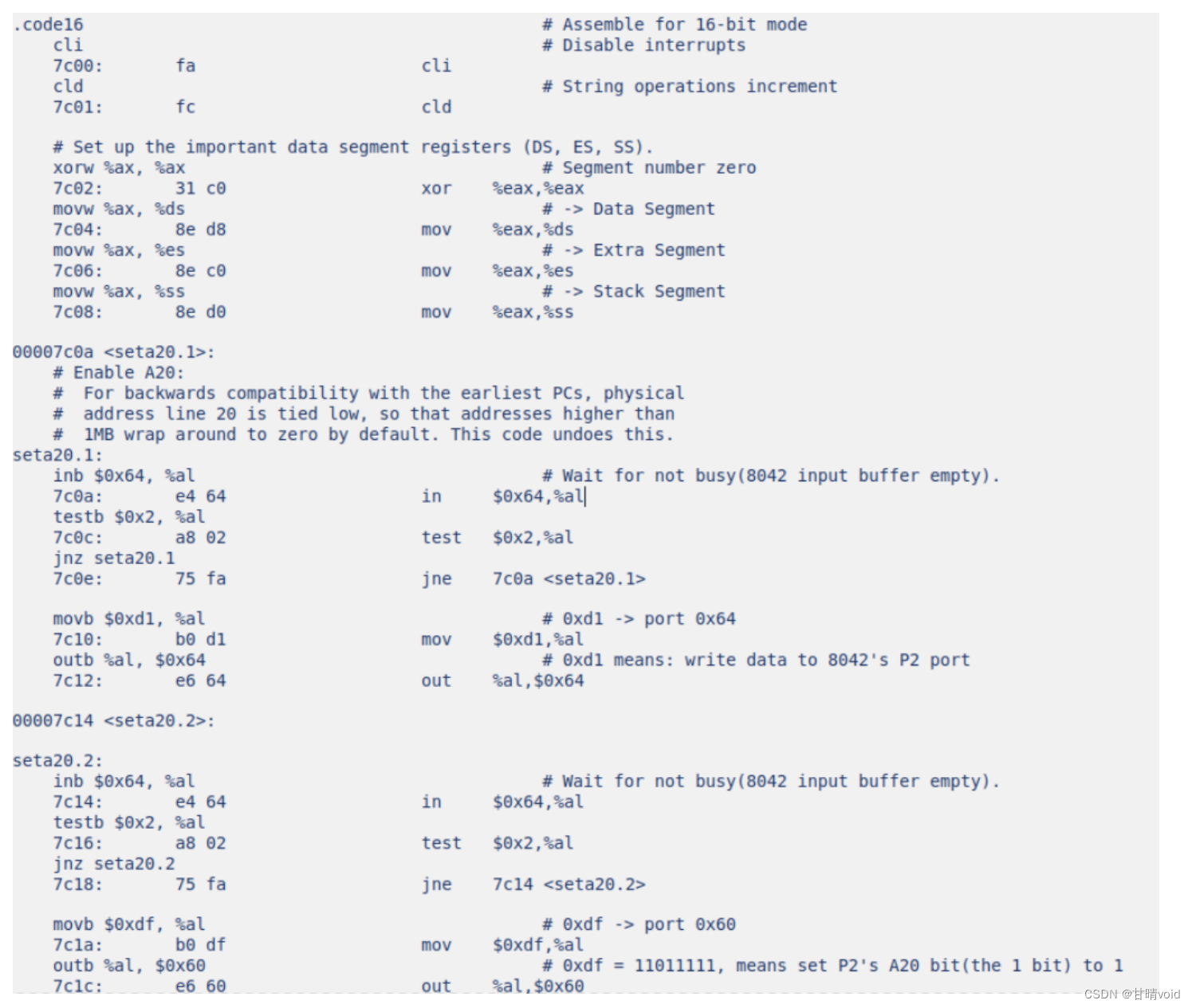 【已弃用】HNU-操作系统OS-实验Lab1_甘晴void-CSDN博客