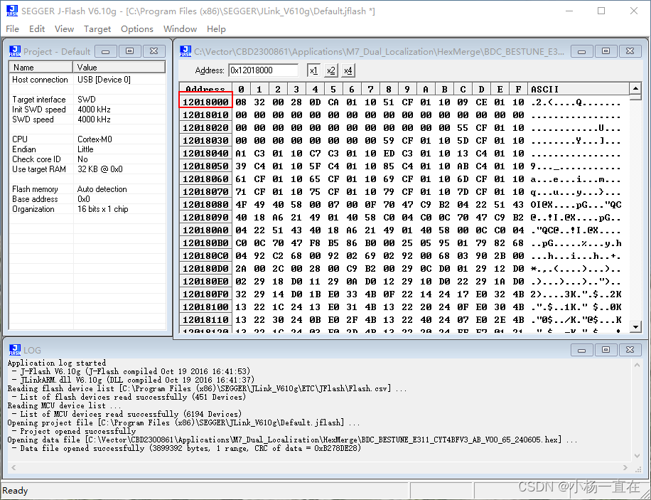 如何使用J-Flash生成.bin文件_jflash hex转bin-CSDN博客