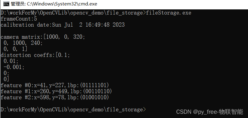C/C++开发，opencv基于FileStorage读写文件介绍及示例_opencv filestorage-CSDN博客