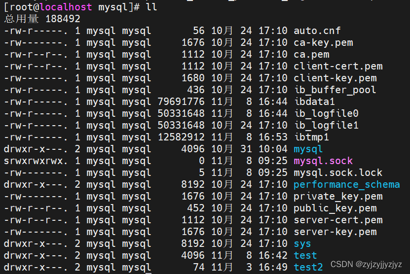 mysql的数据存在linux的哪个目录——数据目录（有图有真相）_mysql linux存在那里-CSDN博客