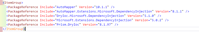 Prism+WPF使用DependencyInjection实现AutoMapper的依赖注入功能-CSDN博客