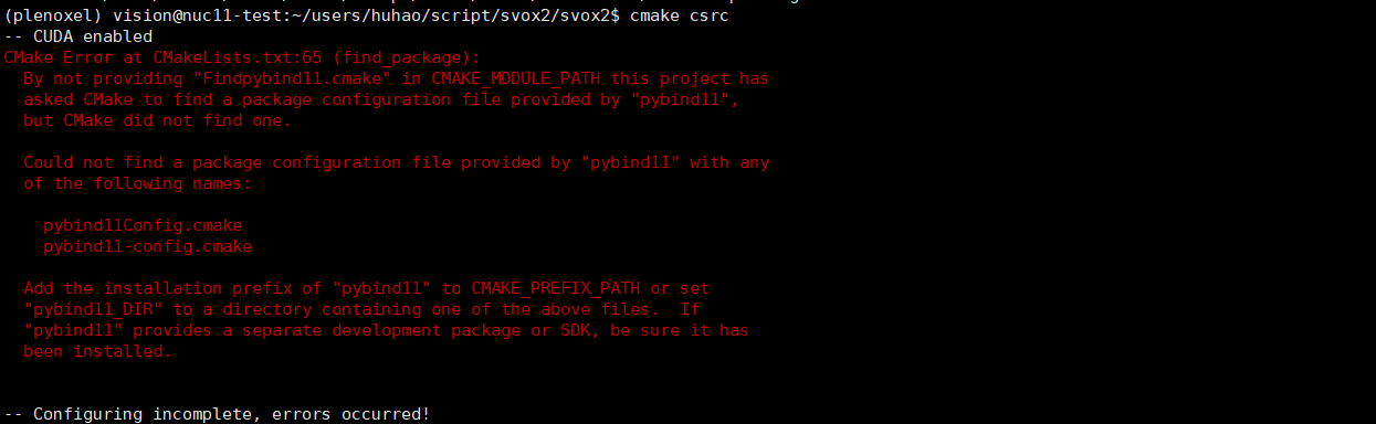 Could not find a package configuration file provided by “pybind11“-CSDN博客