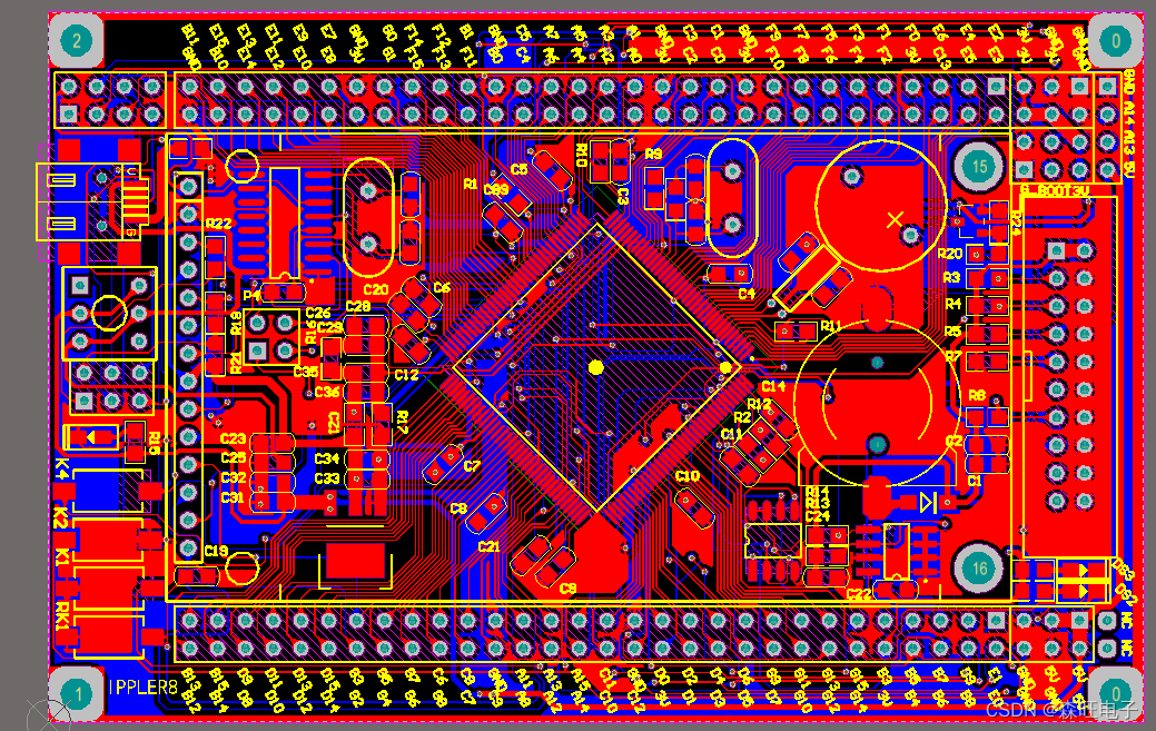 STM32F407ZGT6最小系统原理图和PCB_stm32f407zgt6原理图-CSDN博客