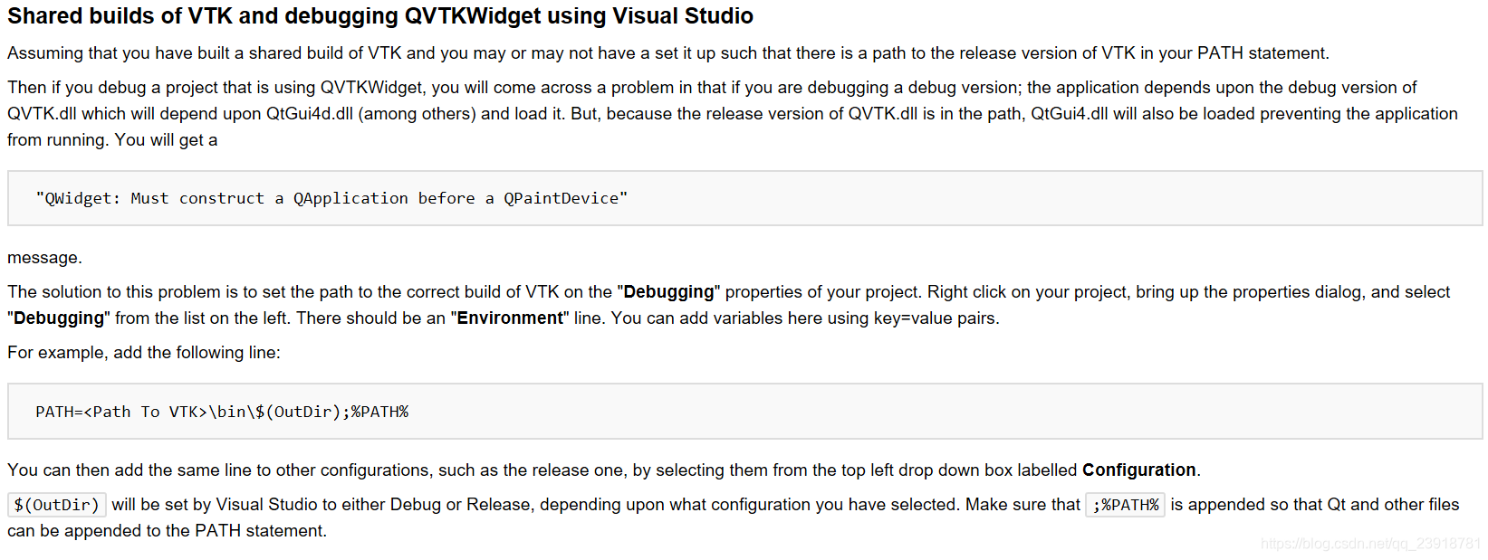Win10+Qt5+VS2017+VTK8 出现错误"QWidget: Must construct a QApplication before a QPaintDevice"_vs2017 ...