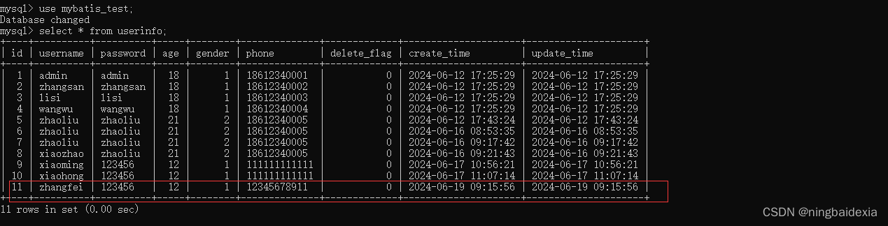 Mybatis操作数据库(二)_mybatis insert if-CSDN博客