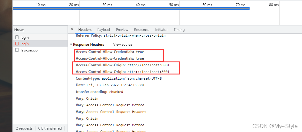 前端服务请求后台遇到跨域问题 Access to XMLHttpRequest at ‘http://localhost:88/api/sys/login‘ from origin-CSDN博客