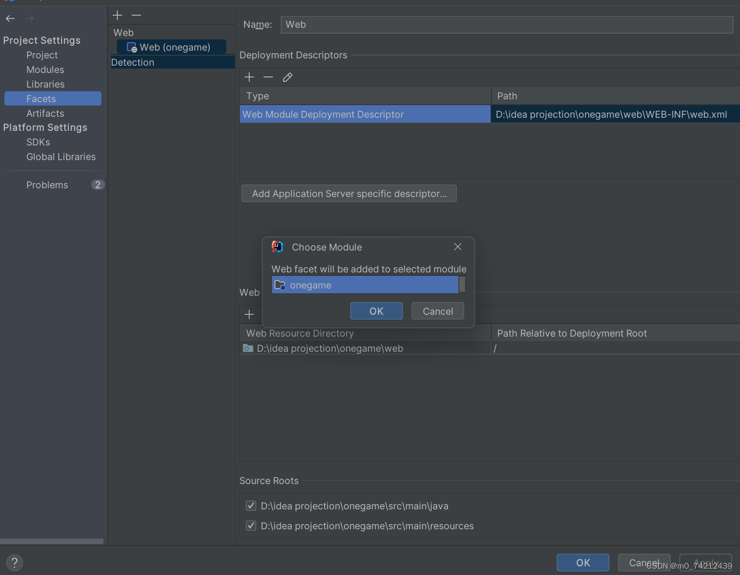 所遇到的问题Please, configure Web Facet first_please, configure web facet first!-CSDN博客