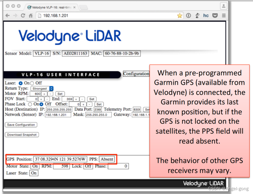 VLP-16激光雷达调试使用、点云数据格式转化_激光雷达数据格式-CSDN博客
