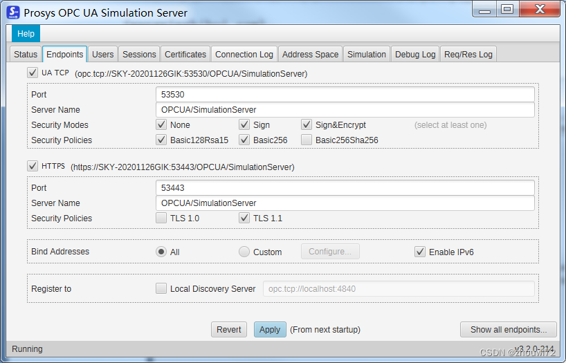 通讯软件019——分分钟学会Prosys OPC UA Server配置_prosys opc ua simulation server-CSDN博客