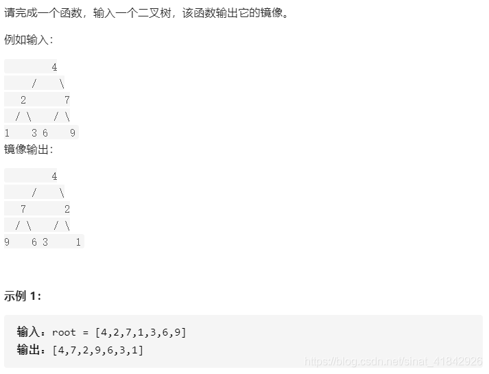 【剑指offer】二叉树经典例题 难度easy Python 实现python 二叉树 剑指offer Csdn博客